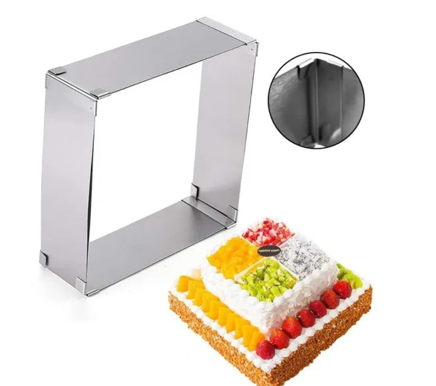 Cumpara Forma reglabila tort patrate/dreptunghi - 15 cm - 28 cm la ...